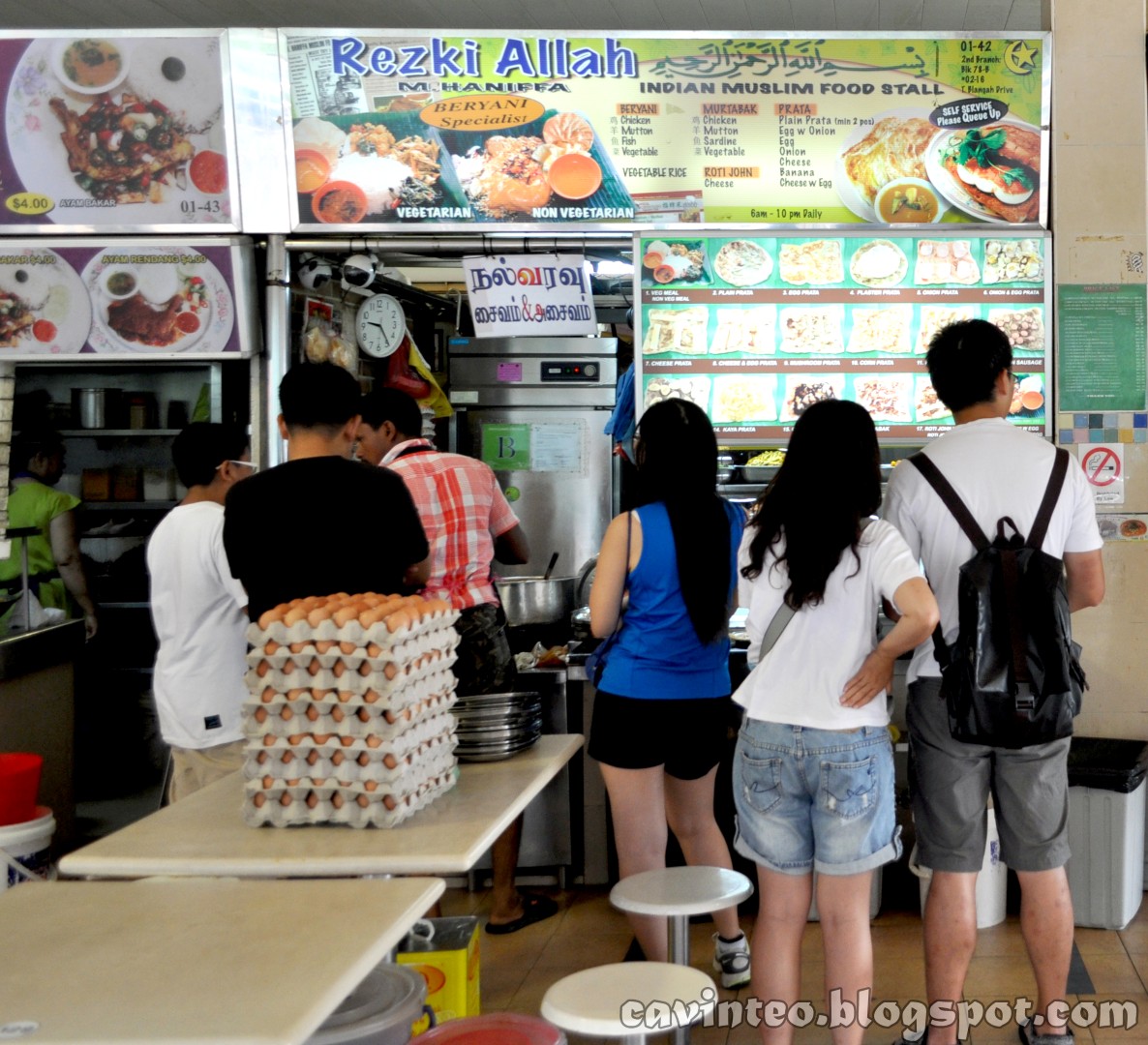Entree Kibbles: Egg and Kosong Roti Prata @ Rezki Allah Indian Muslin ...